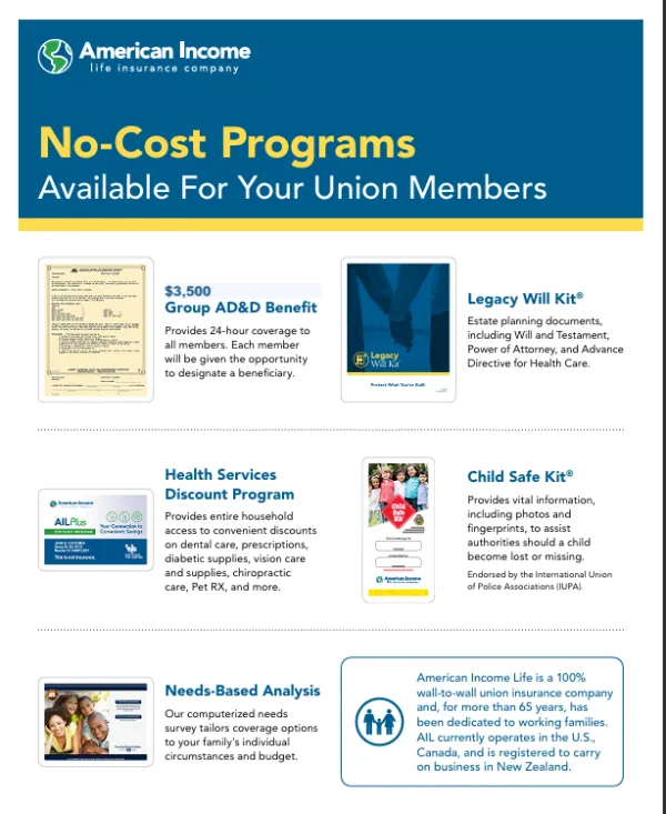 American Income Life Insurance | AFSCME Texas Corrections